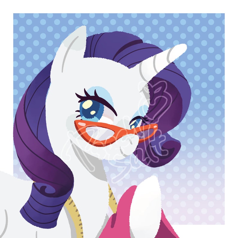 My Little Pony Square Print Set - Etsy