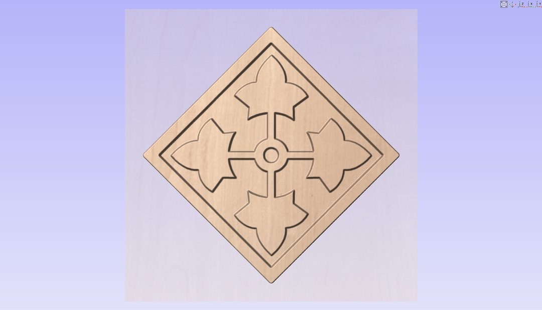 US Army 4th Infantry Division Patch 3D Model - Etsy