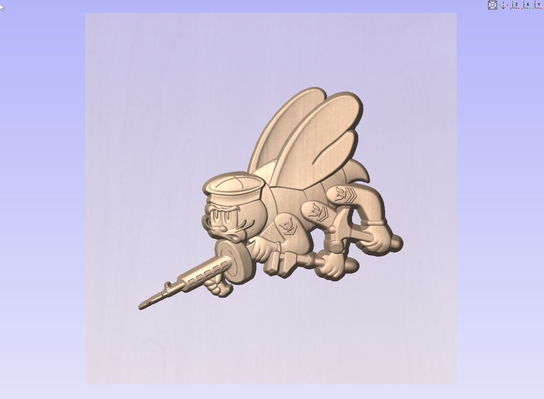 Buy US Navy Seabee 3D Model Online in India - Etsy