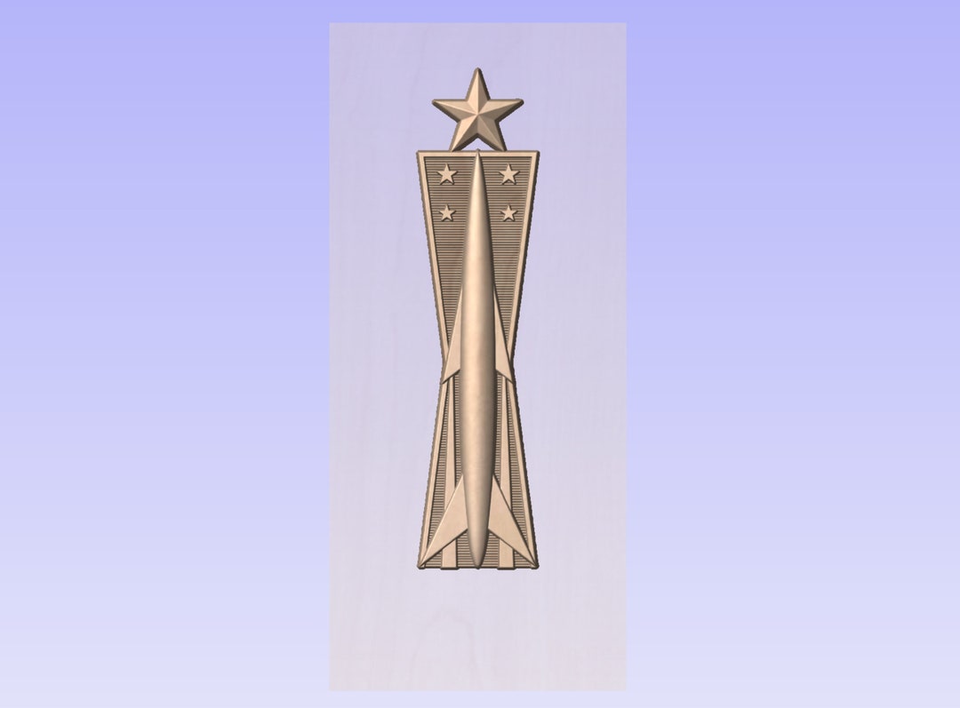 USAF Senior Missile Maintenance Badge 3D Model - Etsy