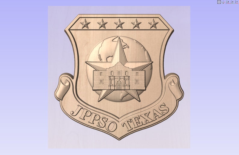 USAF JPPSO Texas Unit Patch 3D Model - Etsy
