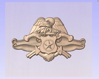 US Navy Security Forces Master Badge - Etsy