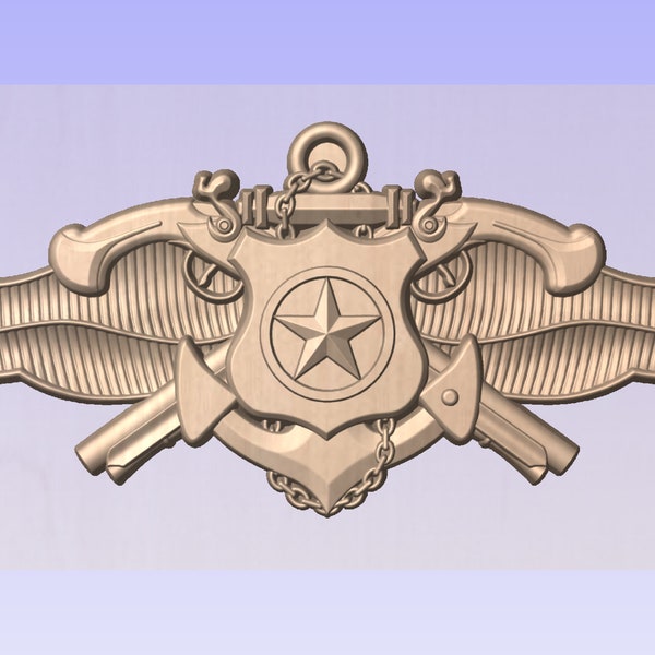 Us Navy Security Badge - Etsy