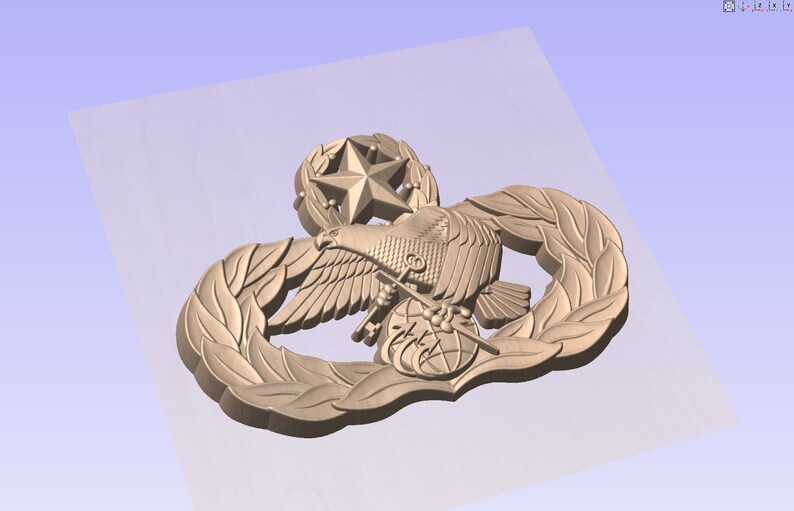 USAF Master Logistics Readiness Badge 3D Model - Etsy