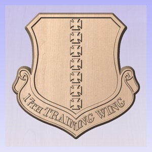 USAF 17th Training Wing Patch 3D Model - Etsy