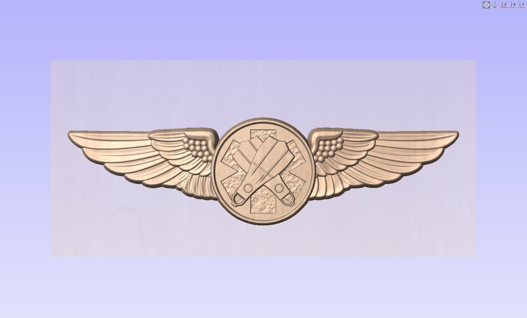 US Navy Rescue Swimmer Badge 3D Model Version - Etsy Canada