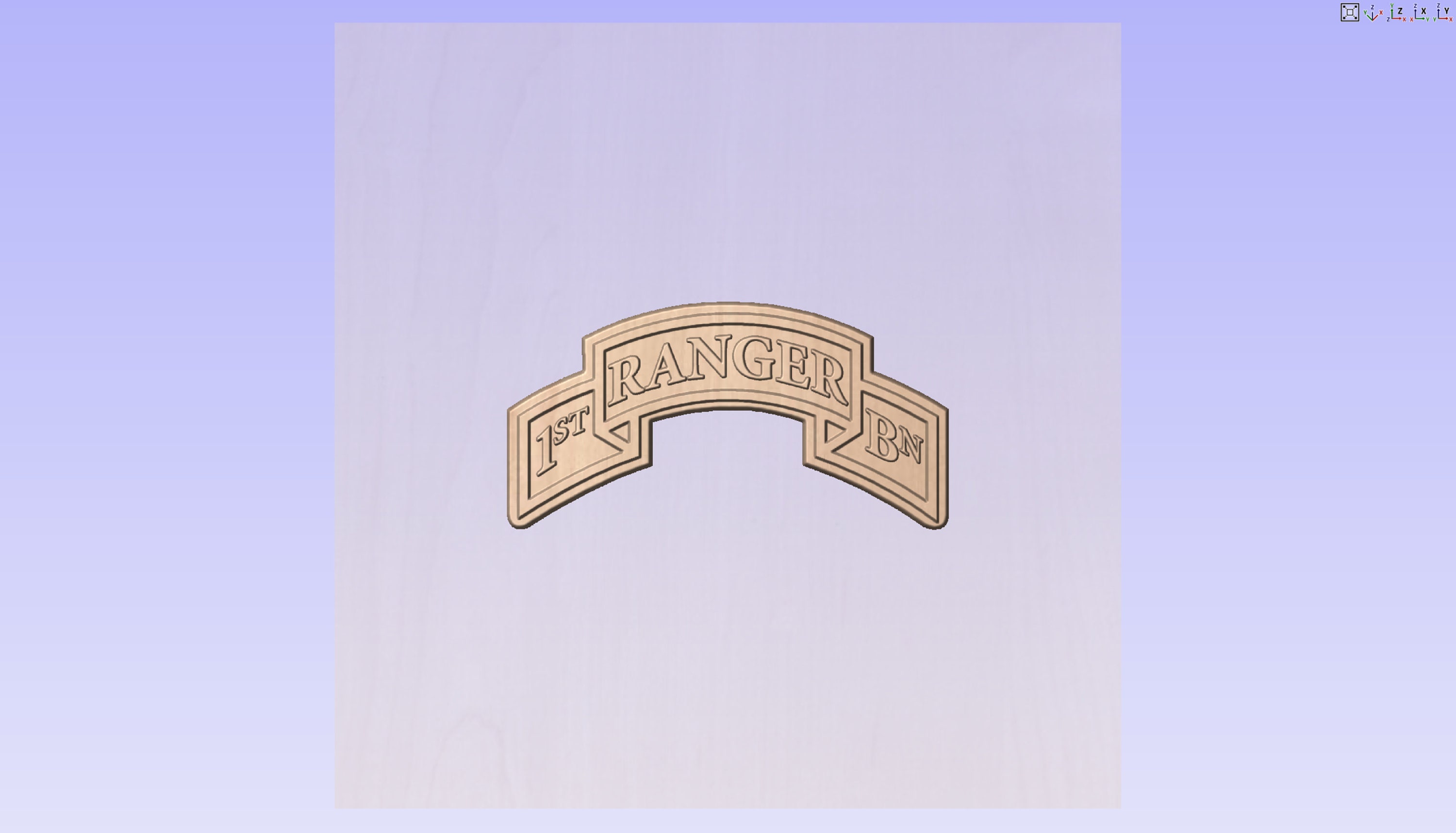 Chairborne Ranger Badge Clipart