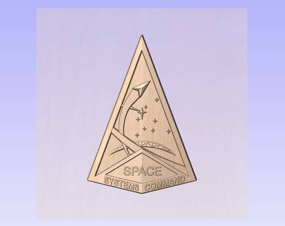 US Space Force Systems Command 3D Model - Etsy