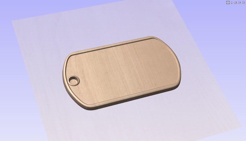 US Military Dog Tag 3D Model - Etsy