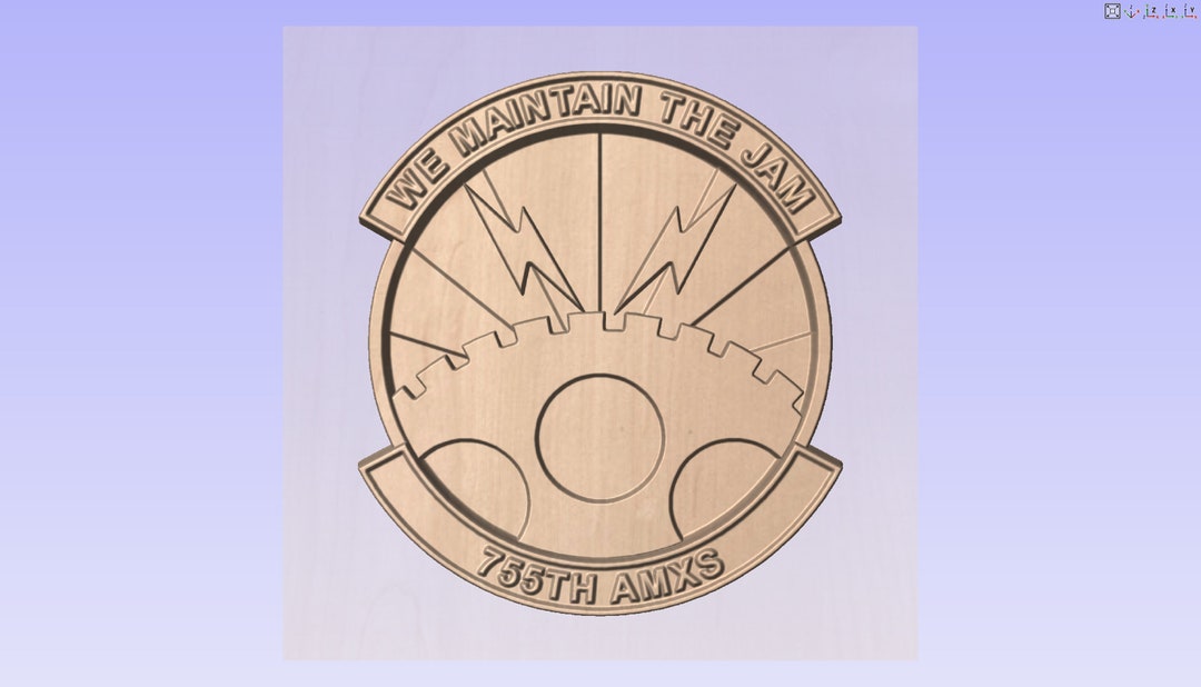 USAF 775th AMXS Unit Patch 3D Model - Etsy