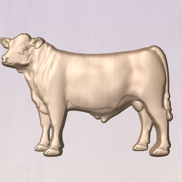 3d Bull Model - Etsy