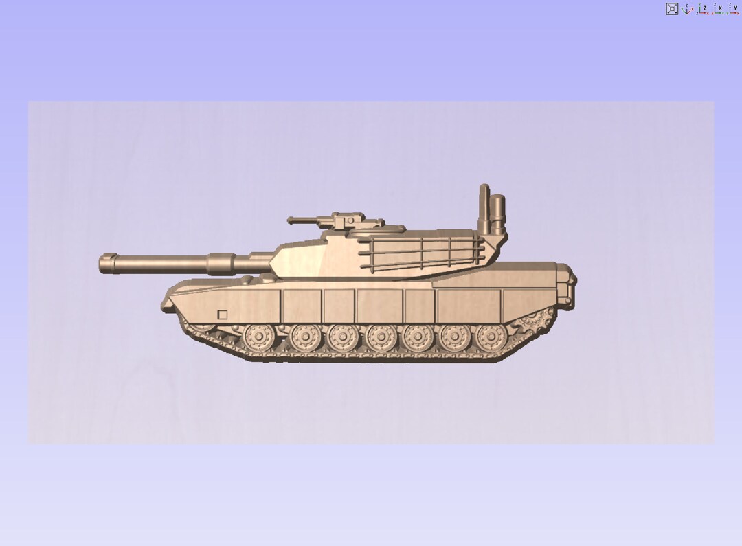 Abrams Tank 3D Model - Etsy