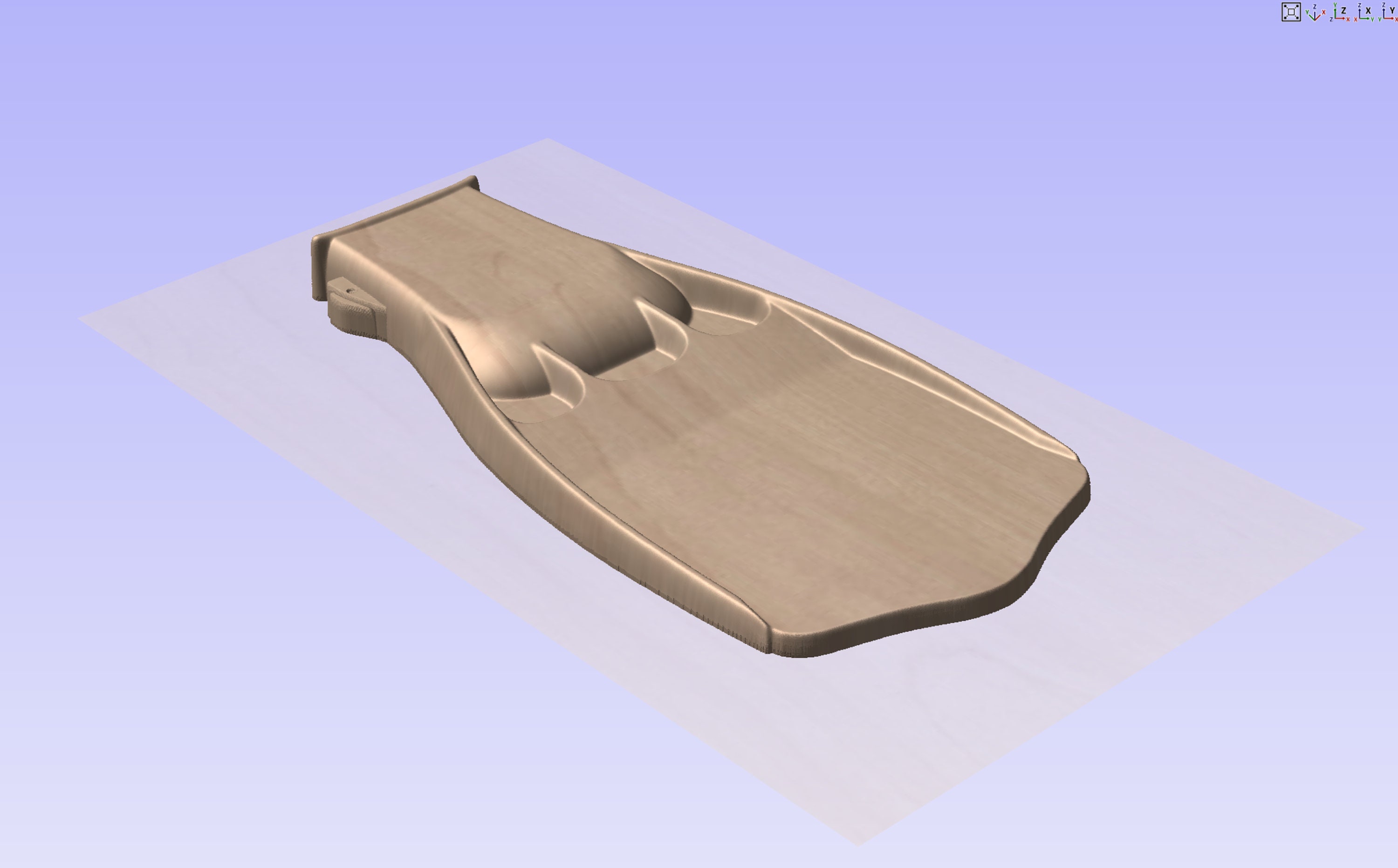 Rescue Swimmer Fin 3D Model Version - Etsy