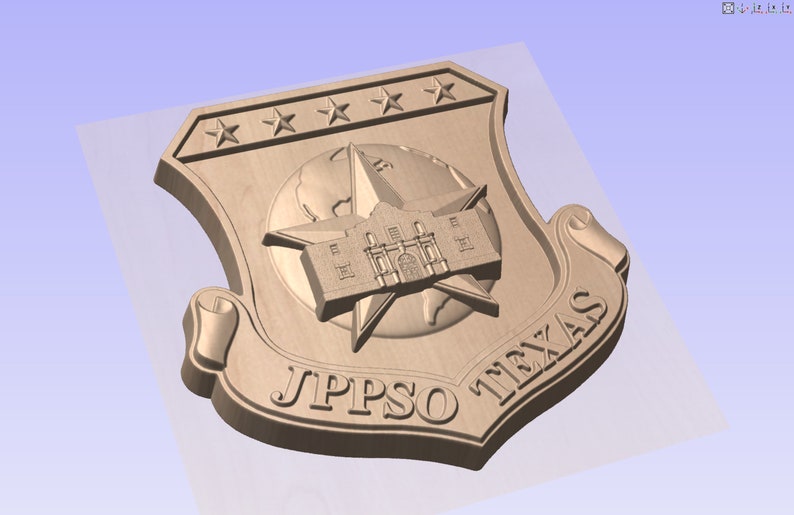 USAF JPPSO Texas Unit Patch 3D Model - Etsy