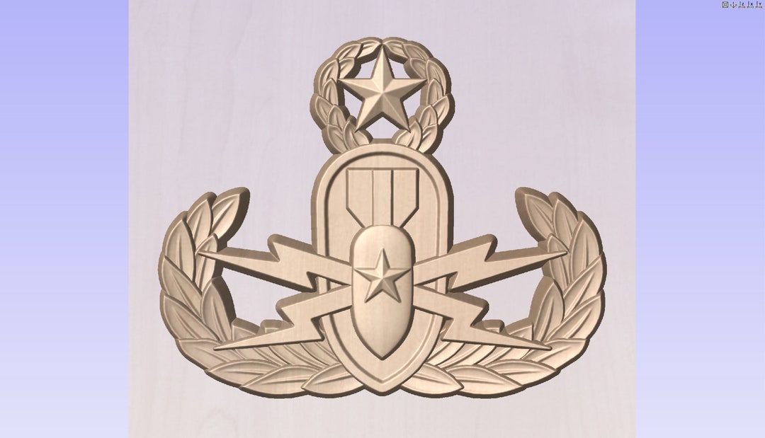 Master Explosive Ordnance Disposal Badge 3D Model - Etsy