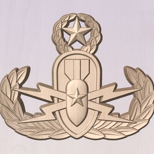 Master Explosive Ordnance Disposal Badge 3D Model - Etsy