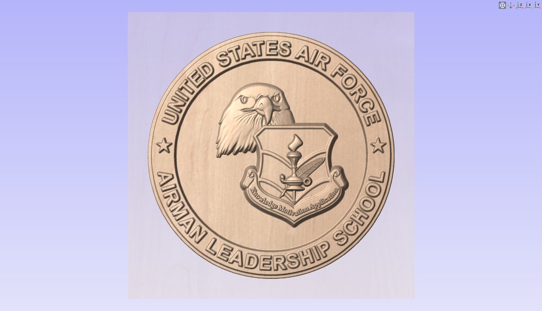 USAF Airman Leadership School Unit Patch 3D Model - Etsy