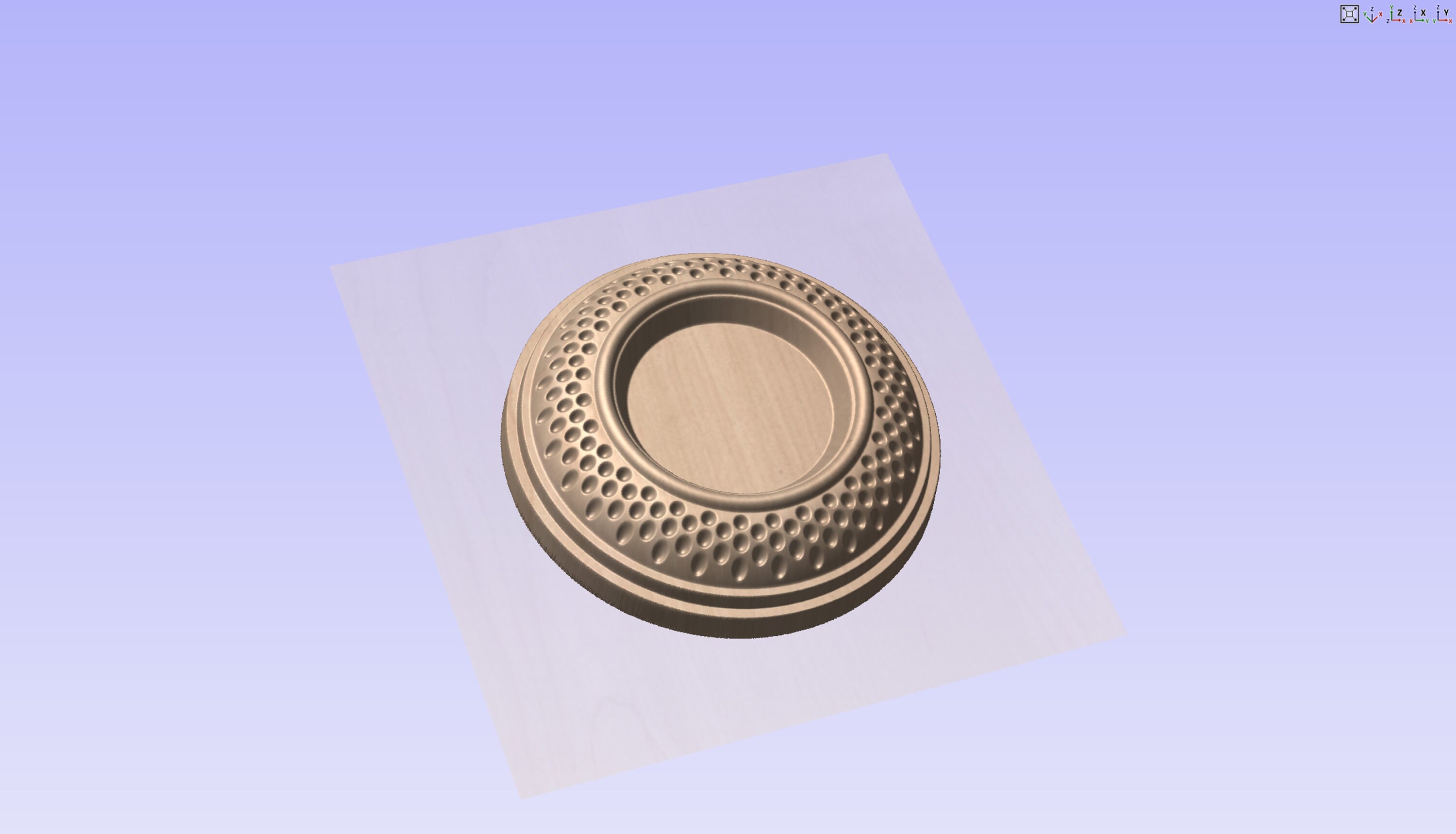 Sporting Clay 3D Model 4.25" X 1.00" - Etsy