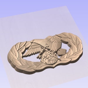 USAF Basic Logistics Readiness Badge 3D Model - Etsy