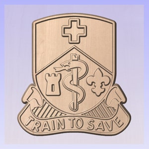 US Army 187th Medical Battalion Unit Crest 3D Model - Etsy