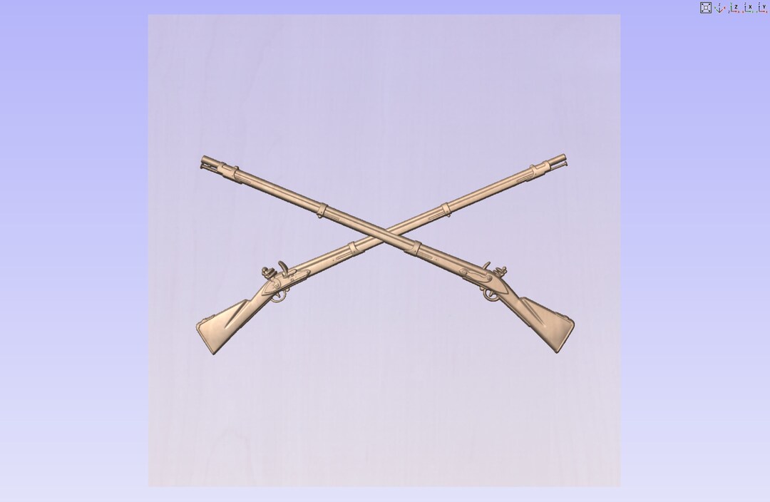 Infantry Crossed Rifles Insignia Crossed Rifles Pin Military Gem