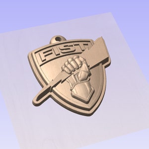 US Army 13F FIST 4 Ornament 3D Model - Etsy