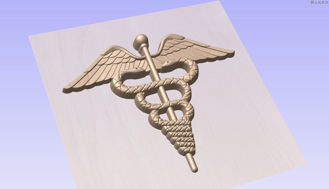 Corpsman Insignia 3D Model - Etsy