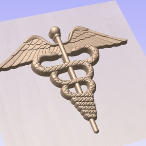 Corpsman Insignia 3D Model - Etsy