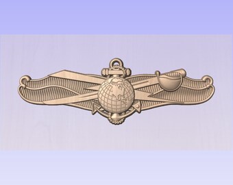 US Navy Enlisted Information Warfare Specialist EIWS Insignia - Etsy