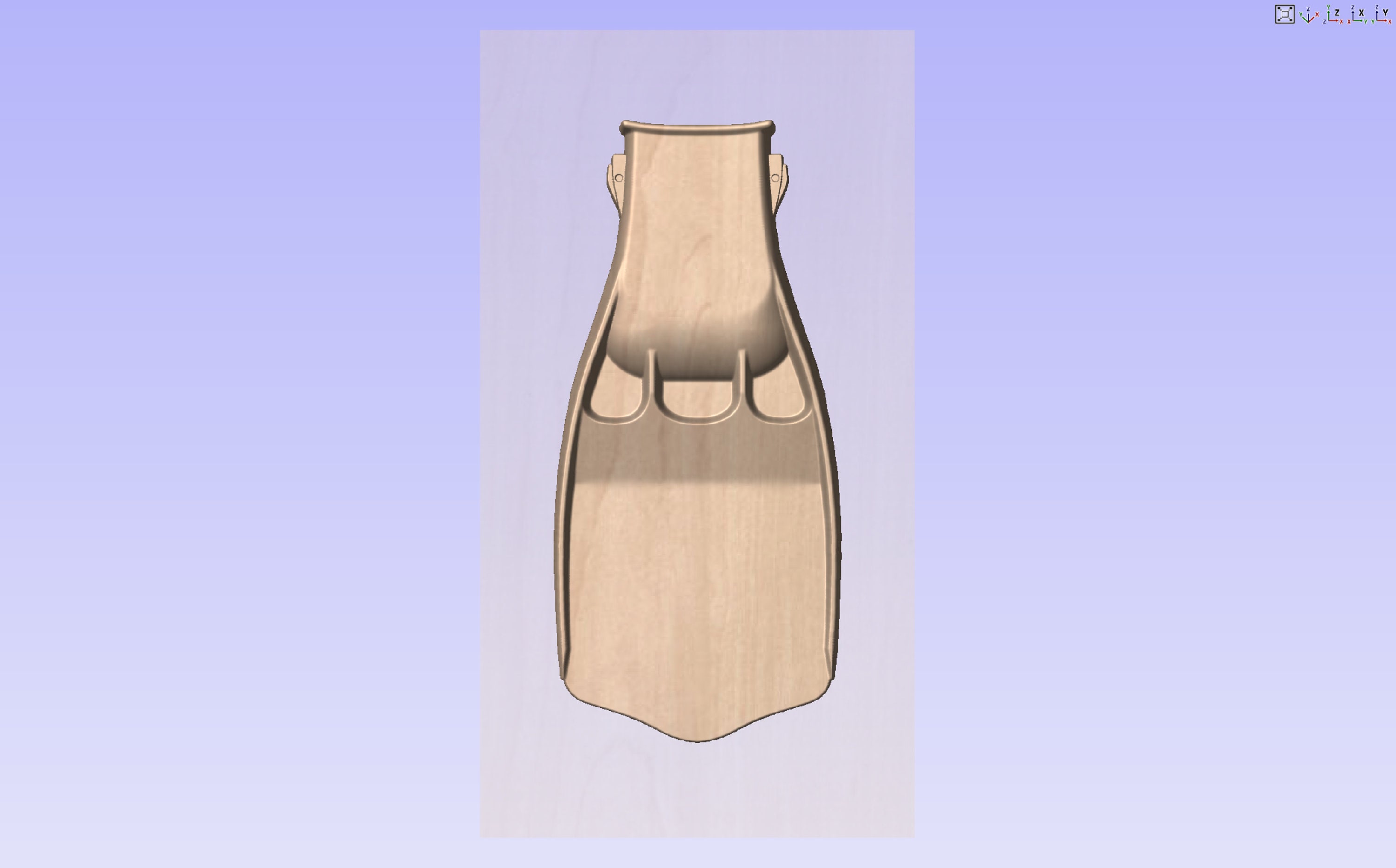 Rescue Swimmer Fin 3D Model Version - Etsy