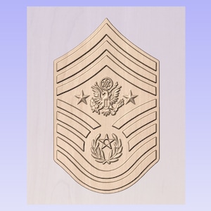 USAF Command Chief Master Sergeant of the Air Force E9 3d Model - Etsy