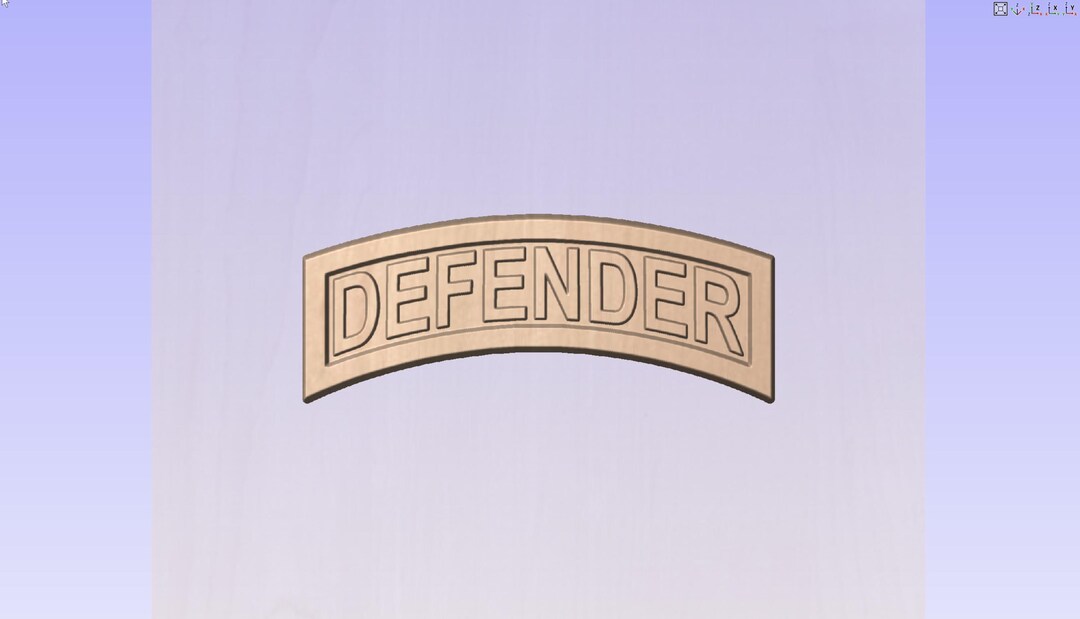 US Air Force DEFENDER Tab 3D Model - Etsy