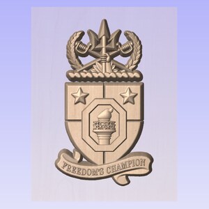 US Navy USS Porter DDG-78 Crest 3D Model - Etsy