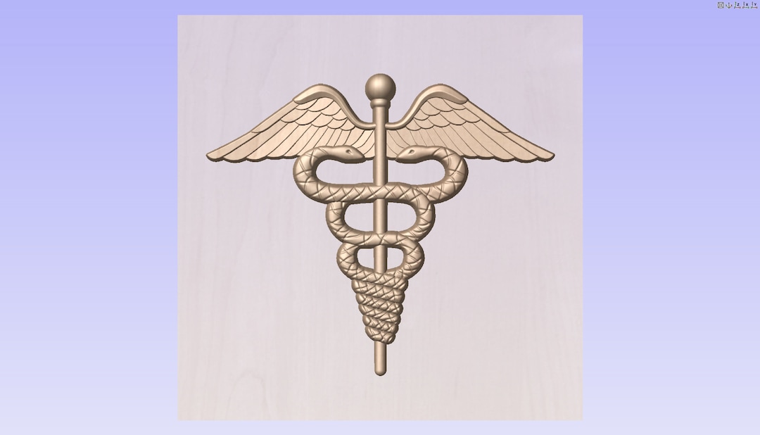 Corpsman Insignia 3D Model - Etsy