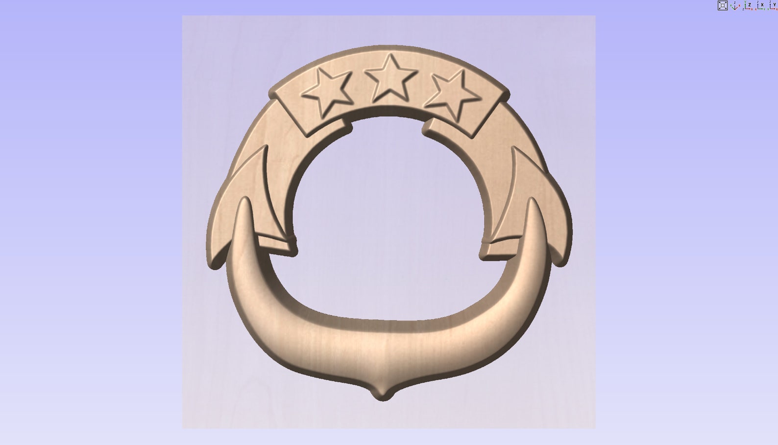 US Navy Small Craft Insignia Custom Version 3D Model - Etsy