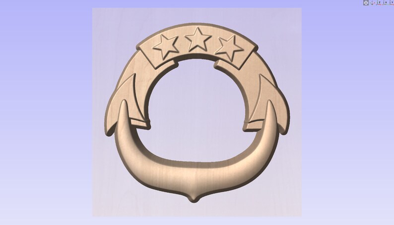 US Navy Small Craft Insignia Custom Version 3D Model - Etsy