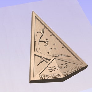 US Space Force Systems Command 3D Model - Etsy