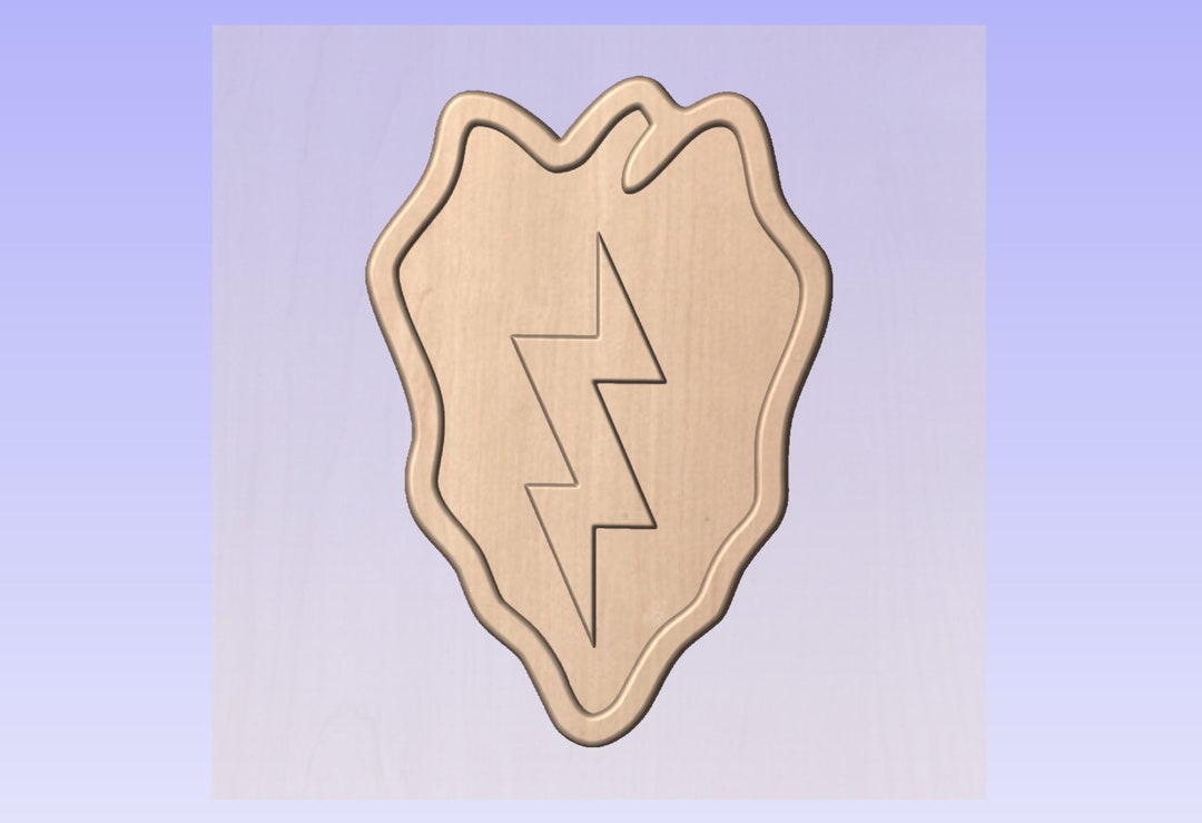 US Army 25th Infantry Division Patch 3D Model - Etsy