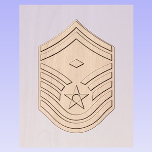 USAF First Sergeant Rank E-8 3d Model - Etsy