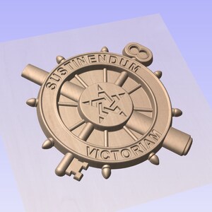 US Army Logistics Officer Insignia 3D Model - Etsy