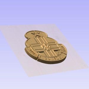 US Army 94th Combat Support Hospital Unit Crest 3D Model - Etsy