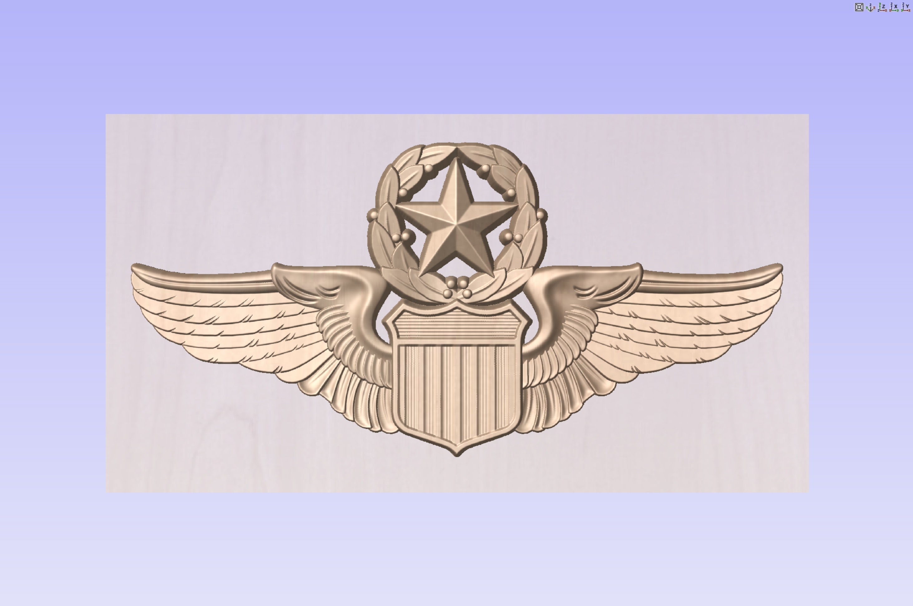 Air Force Pilot Wings Drawing