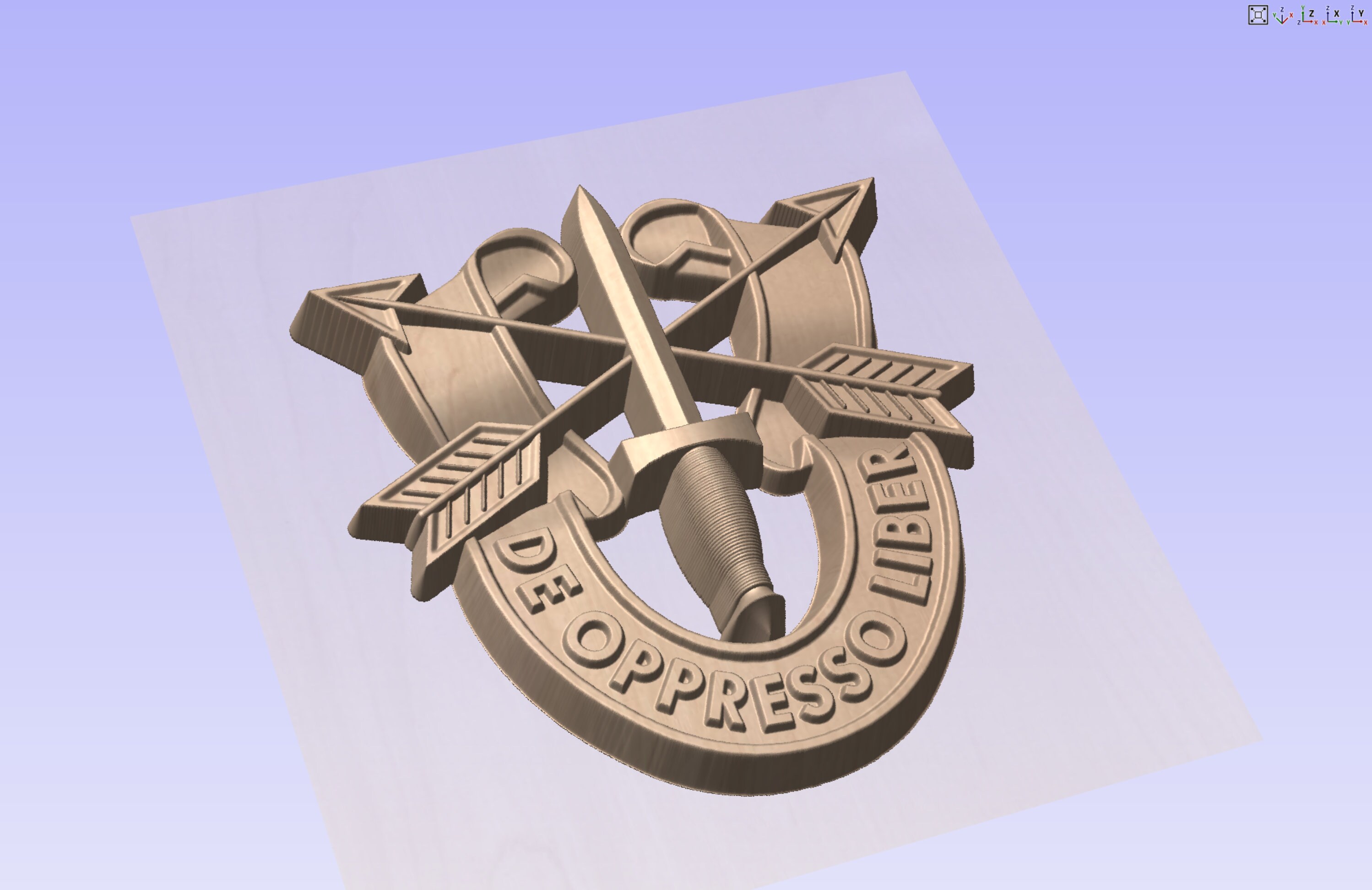 US Army Special Forces 3D Model - Etsy UK