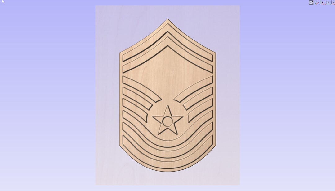 USAF Chief Master Sergeant E9 ***OLD VERSION*** 3d Model - Etsy