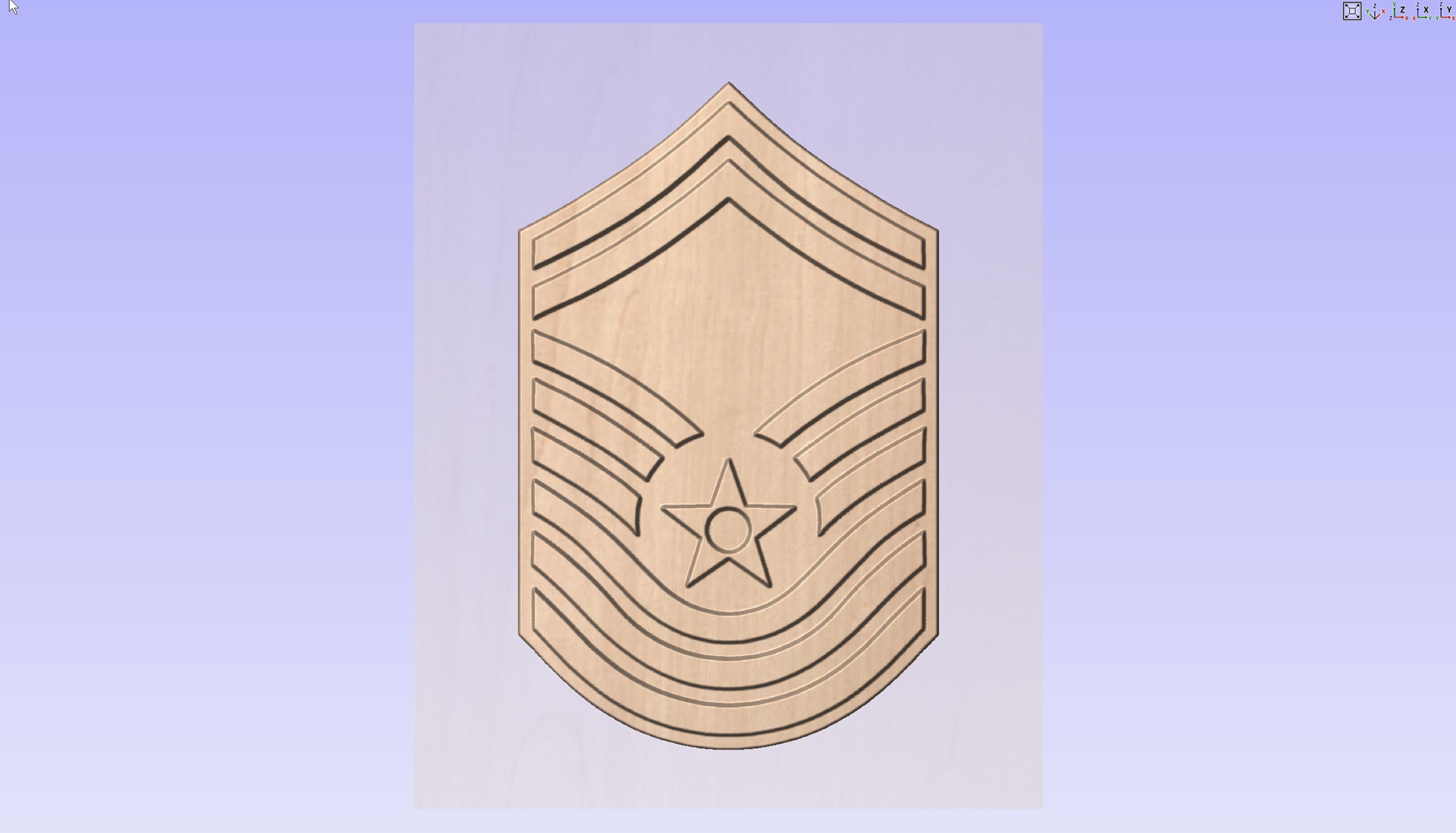 USAF Chief Master Sergeant E9 OLD VERSION 3d Model - Etsy