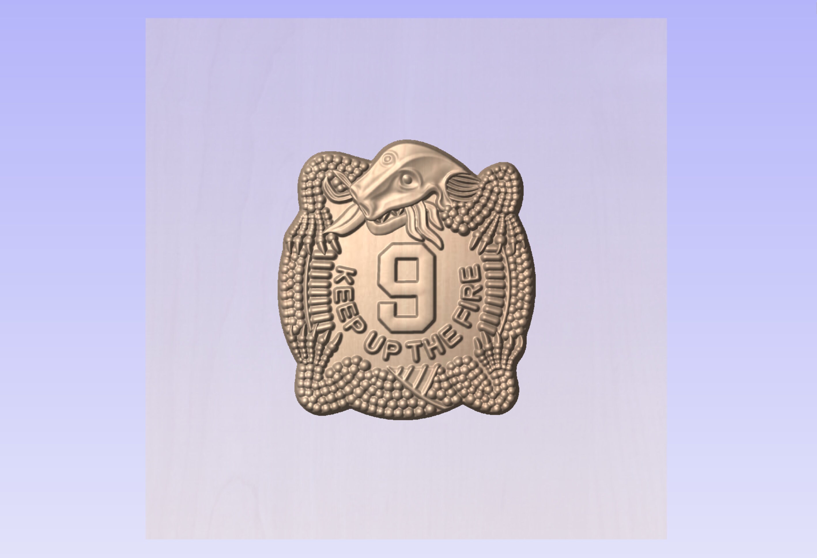 US Army Manchu Insignia 3D Model - Etsy