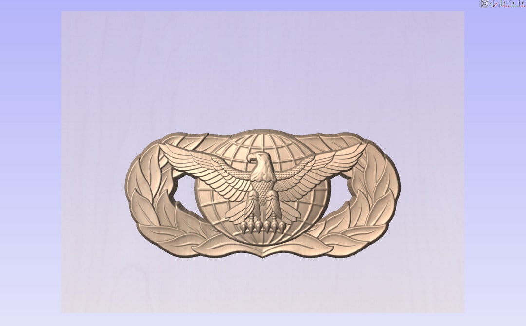 USAF Force Protection Badge 3D Model - Etsy