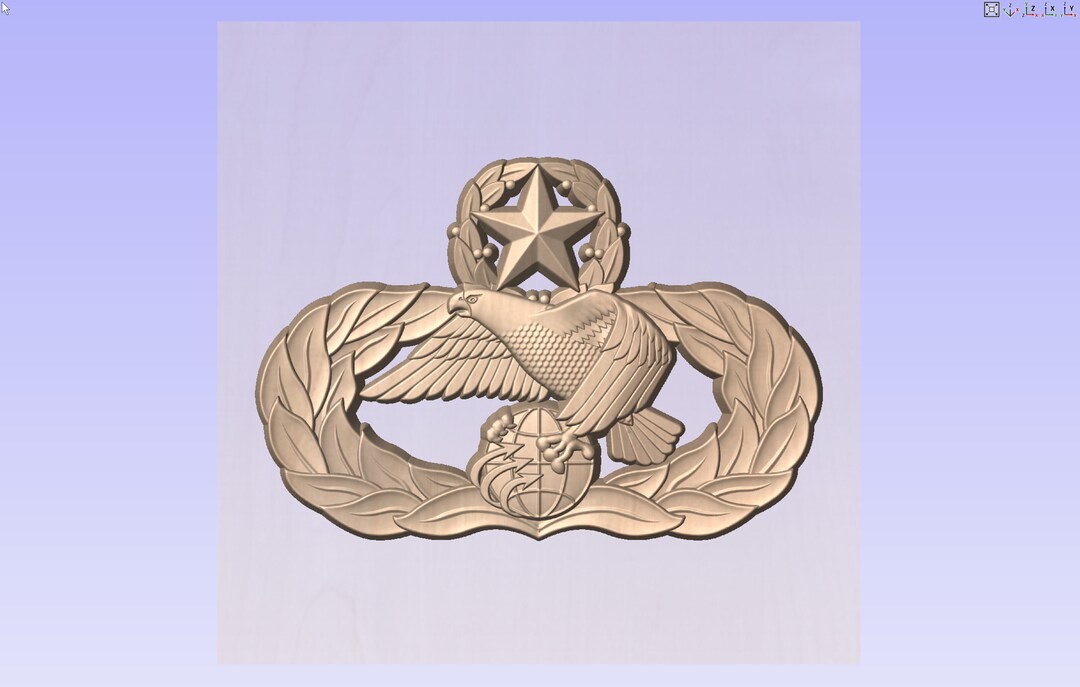 USAF Master Transportation Badge 3D Model - Etsy