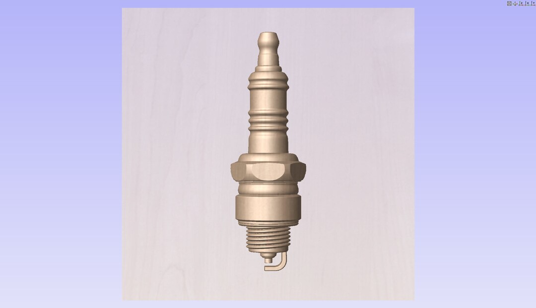 Spark Plug 3D Model - Etsy