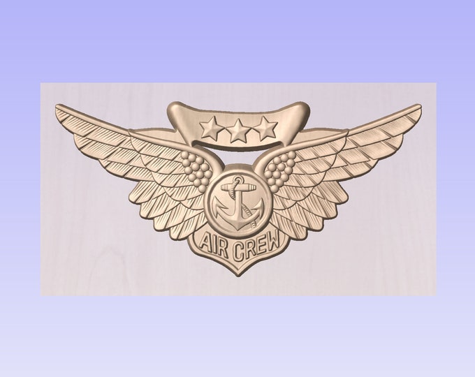 USMC silver Stars Combat Aircrew Badge wings U.S. Marines Combat ...